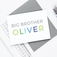 Personalised Big Brother Card– Studio 9 Ltd