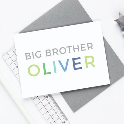 Personalised Big Brother Card– Studio 9 Ltd